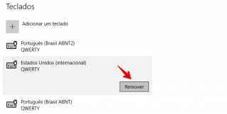 Como configurar o teclado no Windows 10