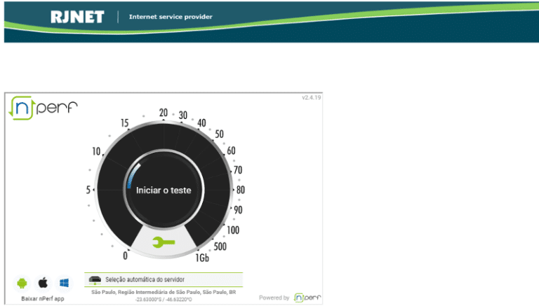Ferramentas de Speed Test para medir a velocidade da Internet