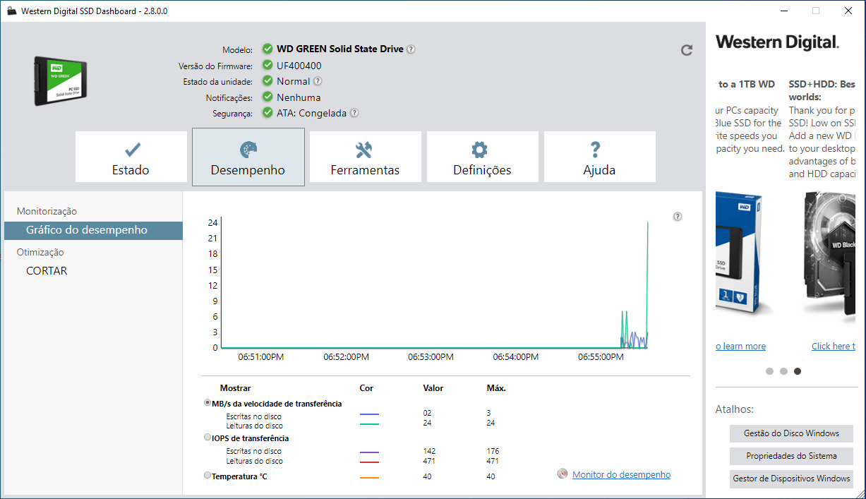 Western Digital SSD Dashboard - Download (Português) GRÁTIS