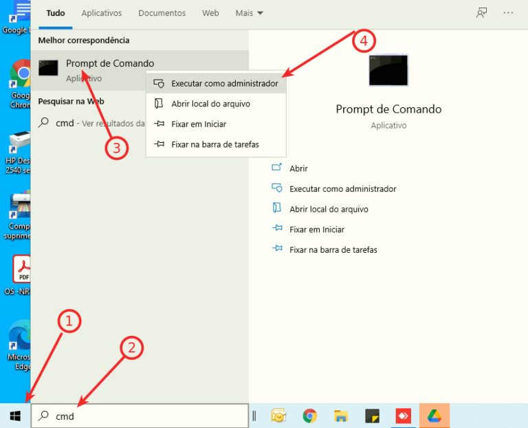 Abrir O Prompt De Comando Como Administrador No Windows 10 Blog Da